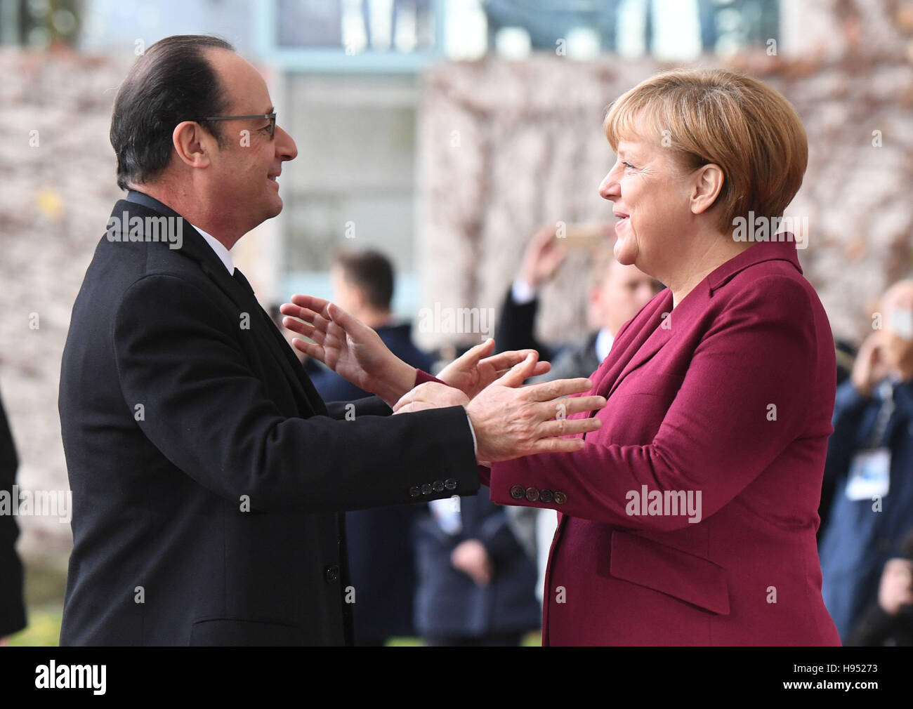 Berlin, Germany. 18th Nov, 2016. German Chancellor Angela Merkel (CDU ...