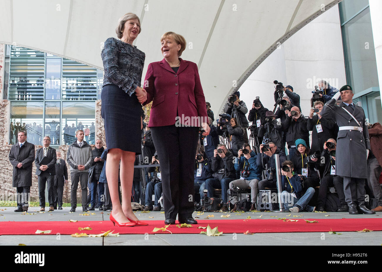 Berlin, Germany. 18th Nov, 2016. German Chancellor Angela Merkel (CDU ...