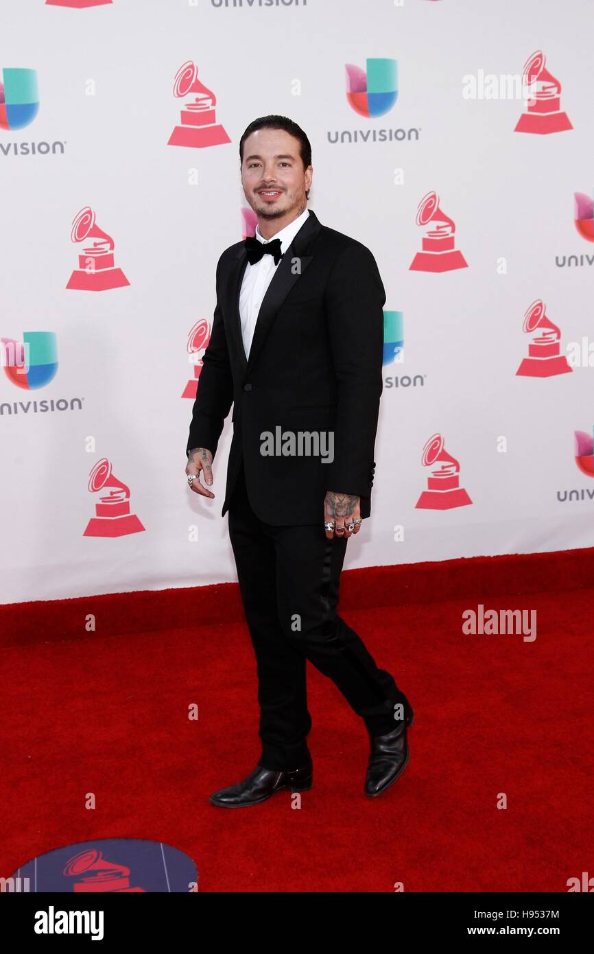 Las Vegas, NV, USA. 17th Nov, 2016. J Balvin at arrivals for 17th ...