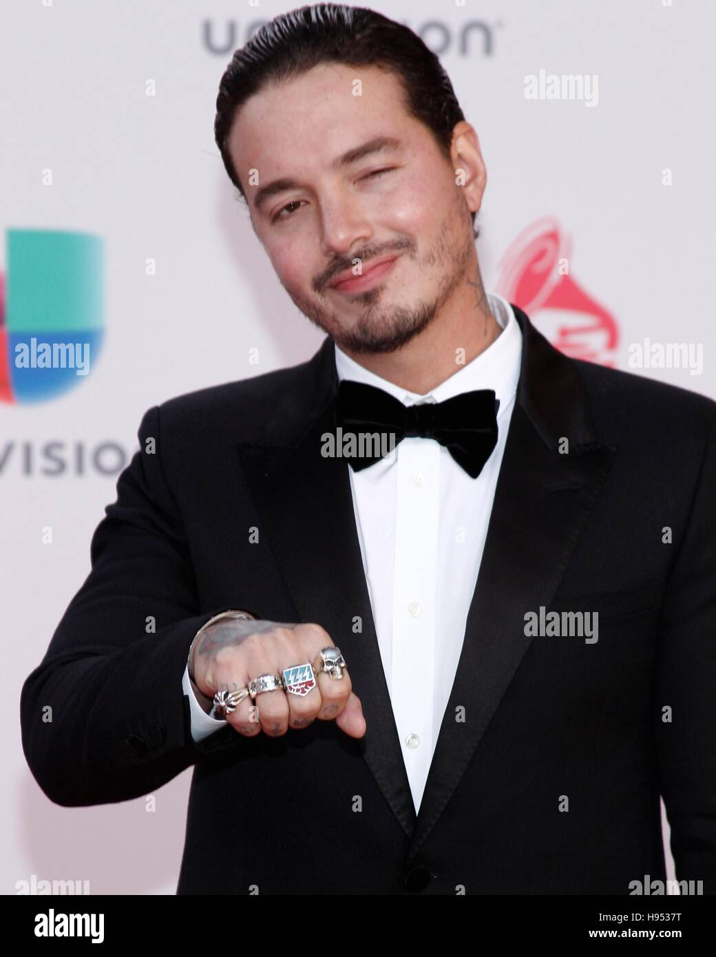Las Vegas, NV, USA. 17th Nov, 2016. J Balvin at arrivals for 17th ...