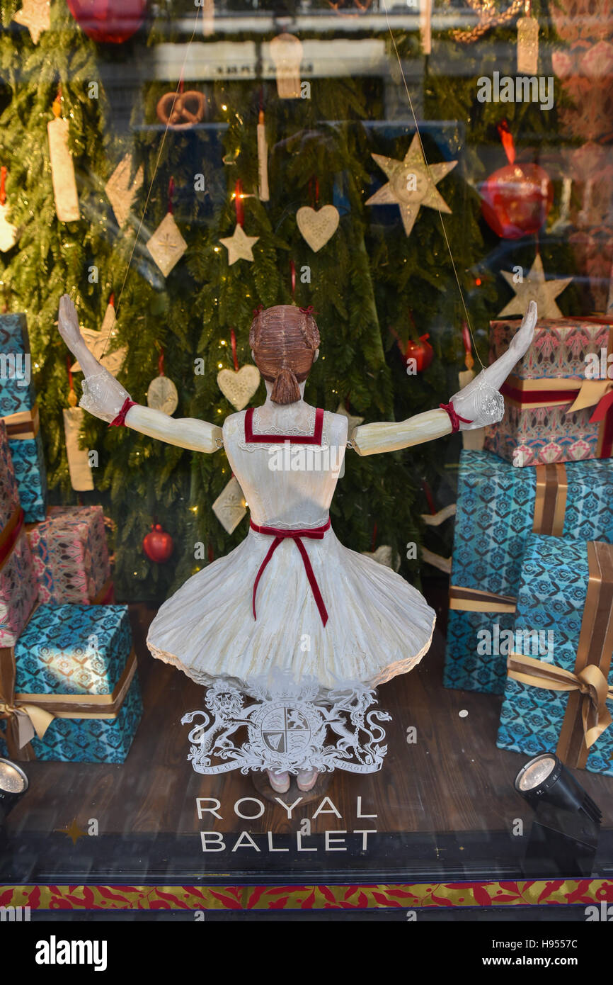 Liberty christmas window display london hi-res stock photography and ...