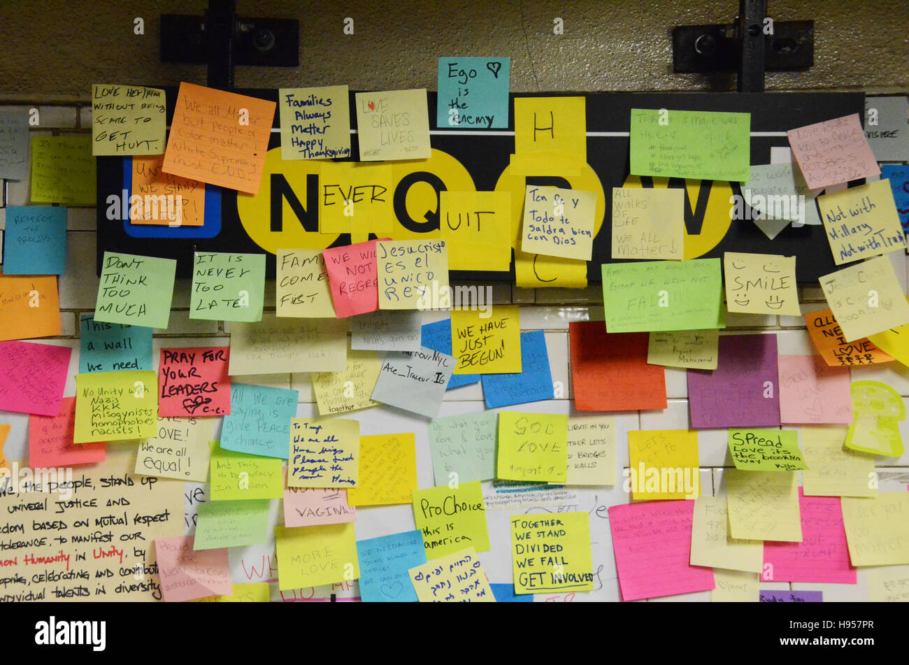 'Subway Therapy' art project at Union Square simon leigh new york 18th ...