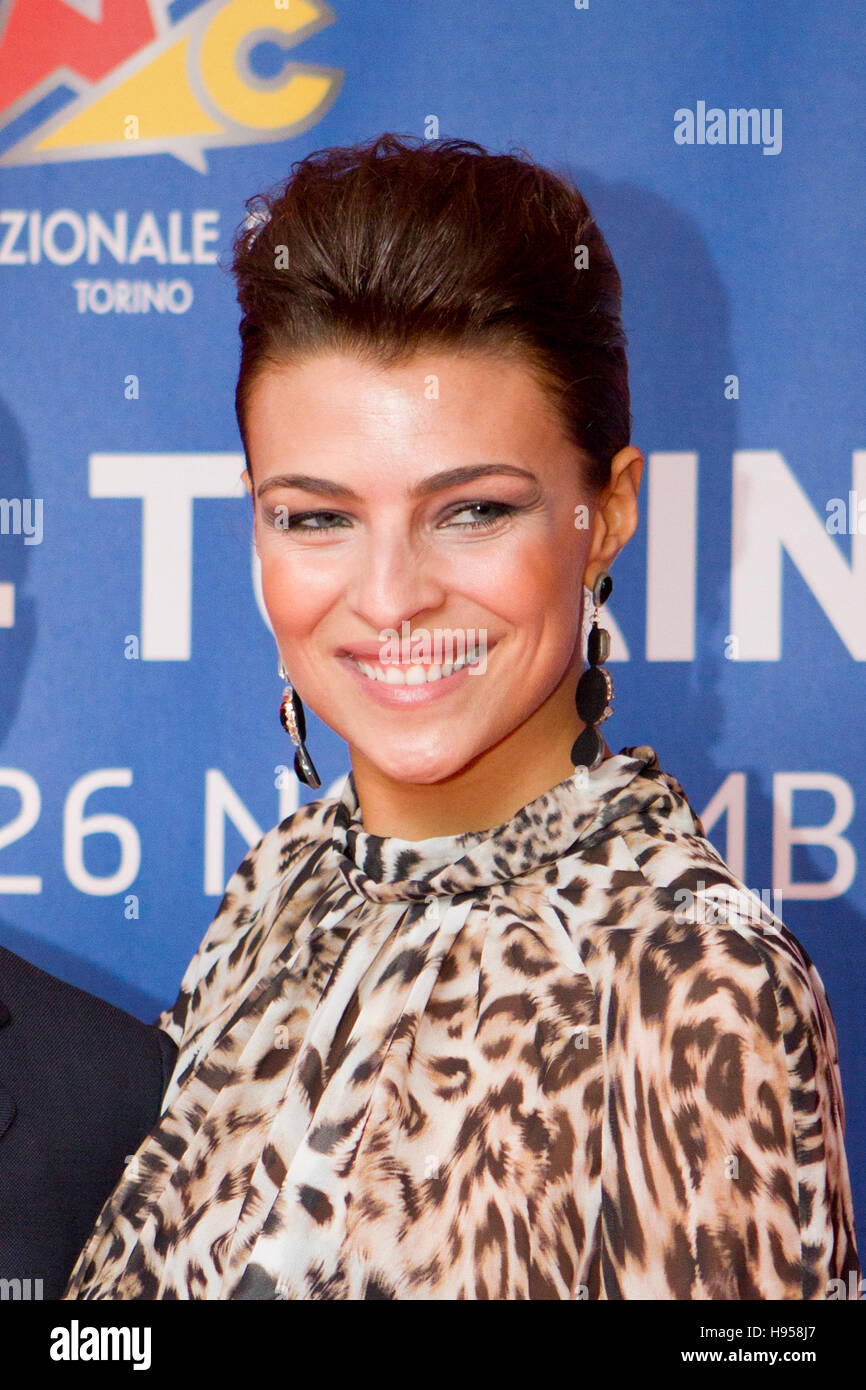 Torino, Italy. 18th November 2016. Italian model and showgirl Cristina ...