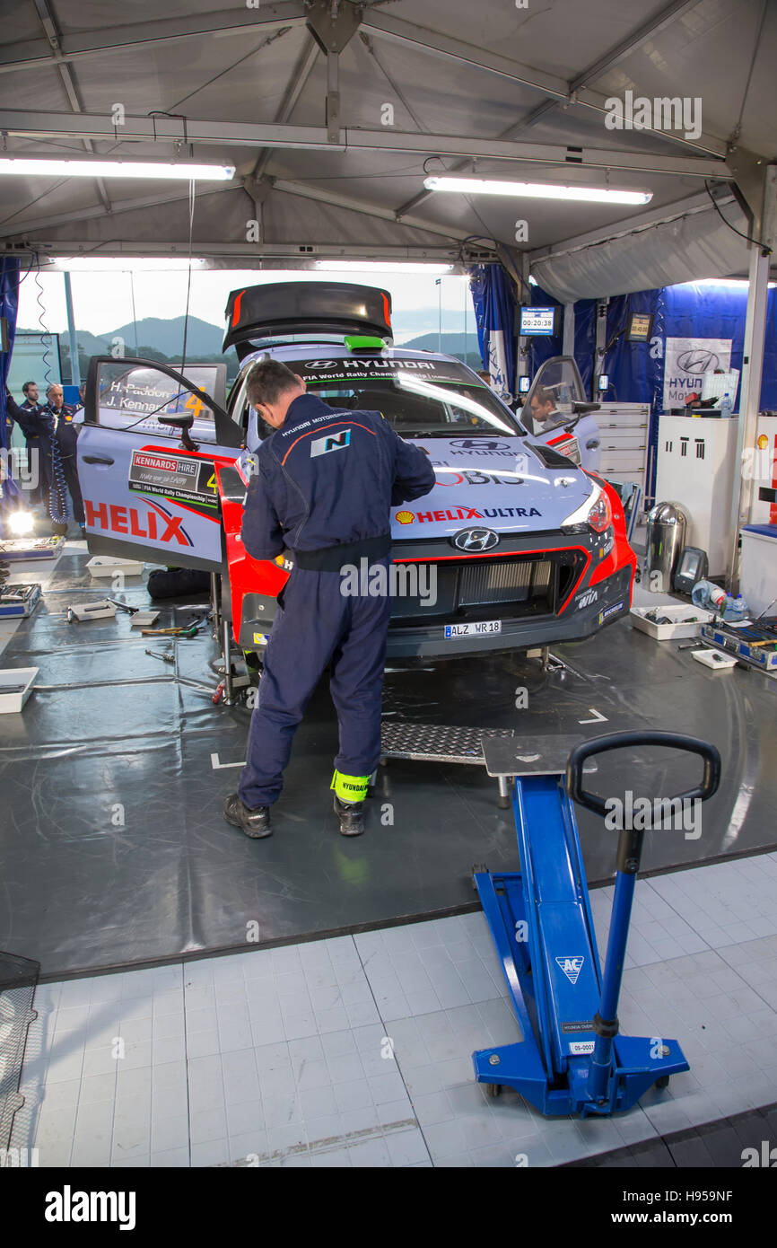 Coffs Harbour, Australia.Saturday, 19 November, 2016. Hyundai ...
