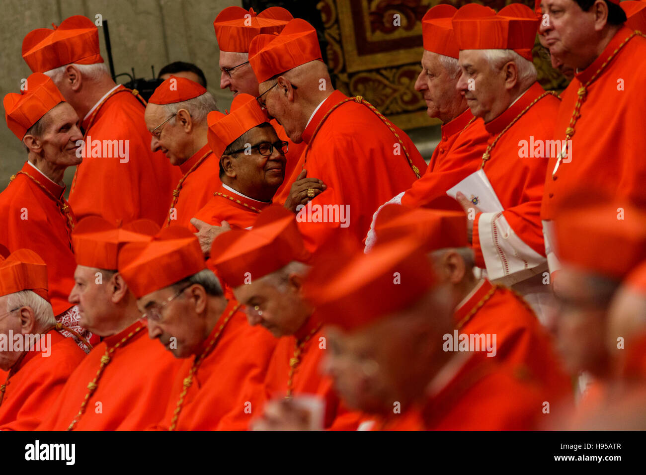 Vatican City, Vatican. 19th November, 2016. Pope Francis elevated 17 ...