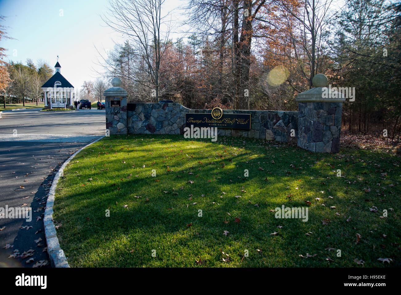 Entrance trump national golf hi-res stock photography and images - Alamy