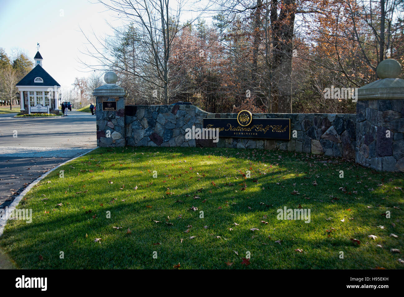 Entrance trump national golf hi-res stock photography and images - Alamy