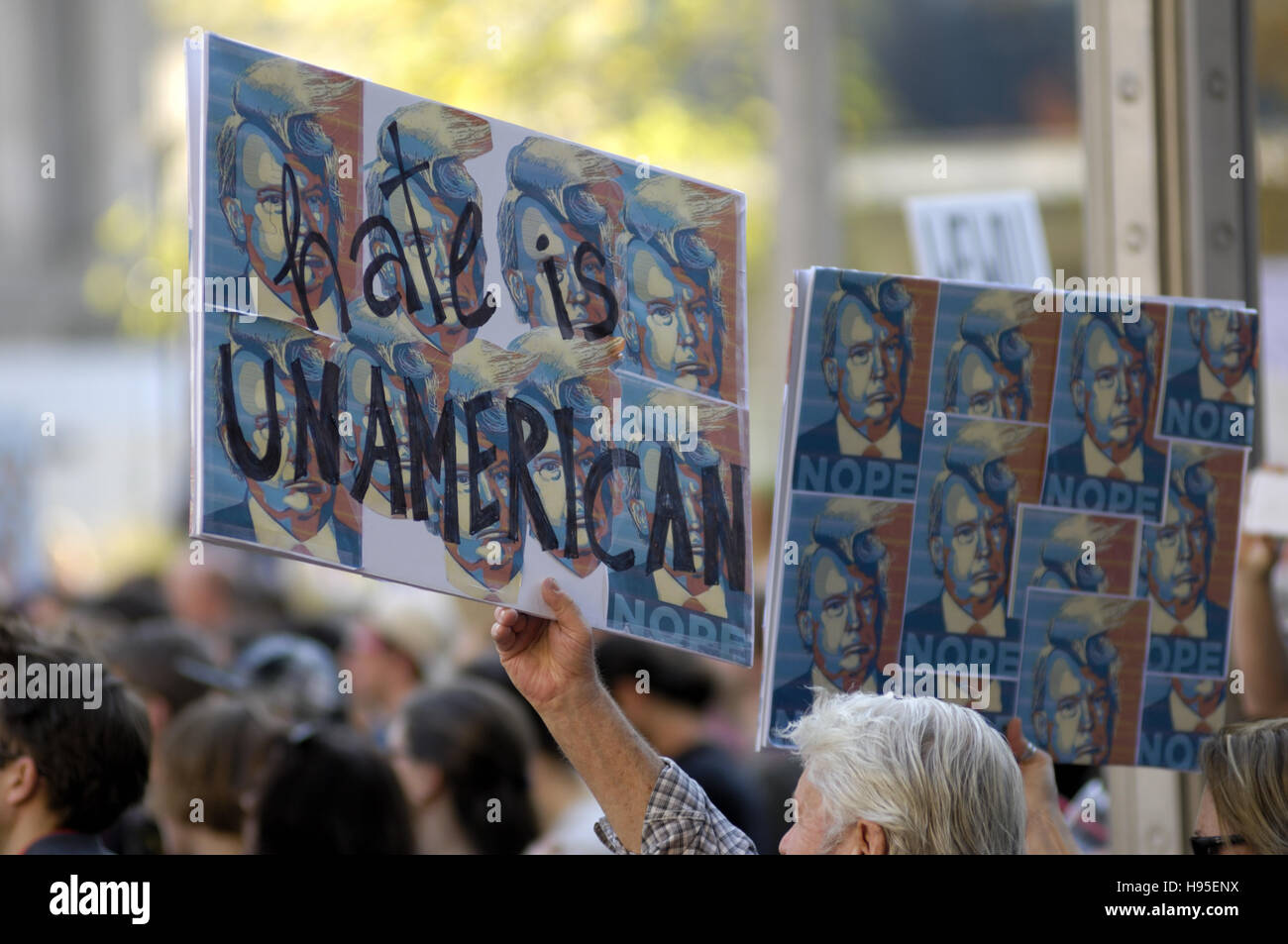 Presidential protest signs hi-res stock photography and images - Alamy