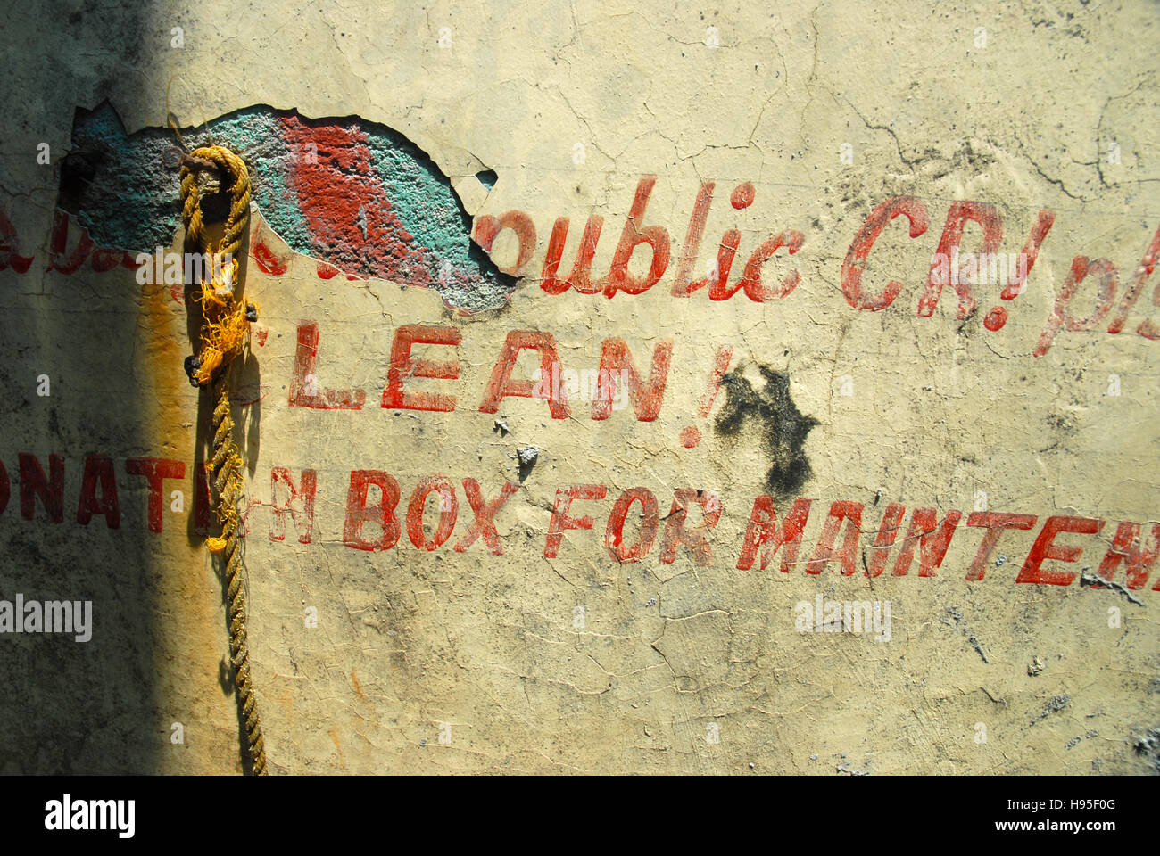 Painted Sign, Ilo Ilo, Philippines Stock Photo - Alamy