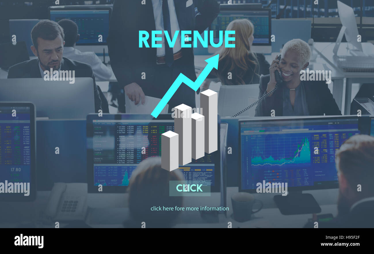 Revenue Financial Income Currency Budget Costs Concept Stock Photo - Alamy