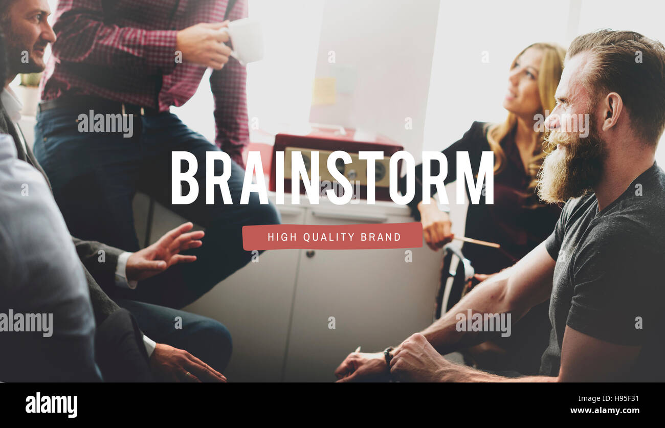 Brainstorming Brainstorm Planning Analysis Concept Stock Photo - Alamy