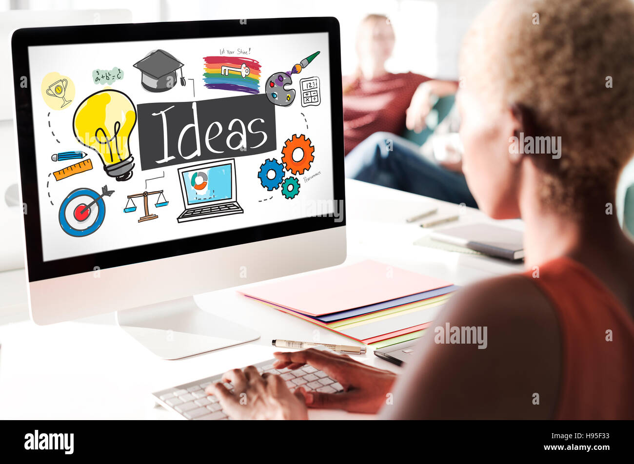 Ideas Innovation Vision Graphics Concept Stock Photo - Alamy