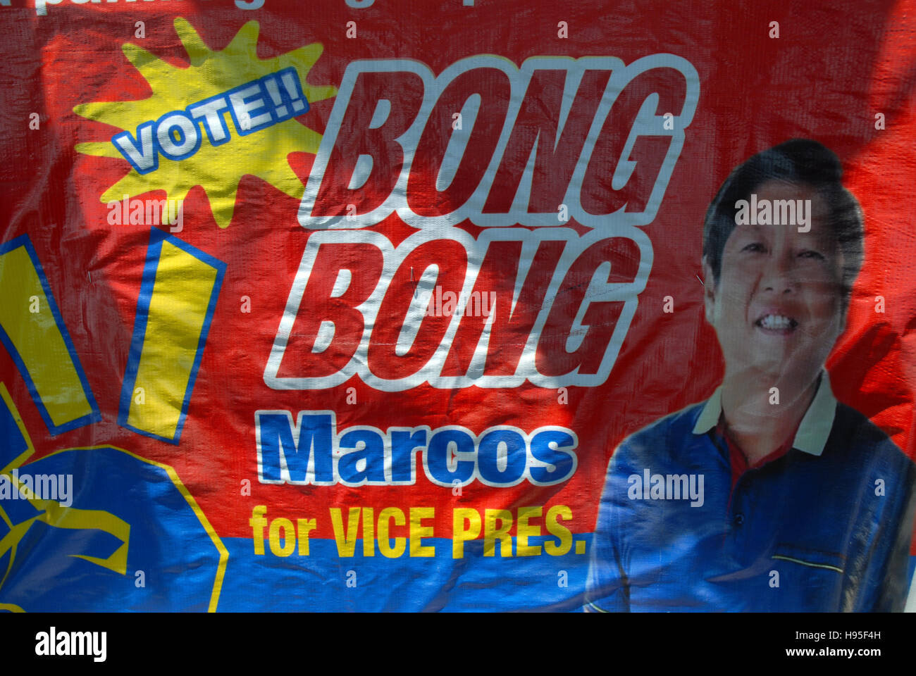 Election Time In Philippines 2016 Campaign Poster Of Rodrigo Duterte 