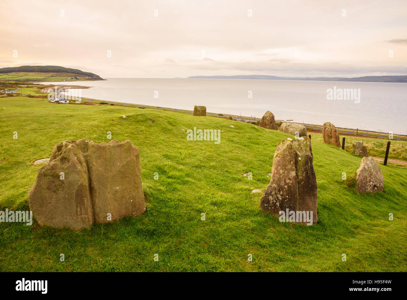 Auchagallon cairn, ancient burial cairn / stone circle, Isle of Arran ...