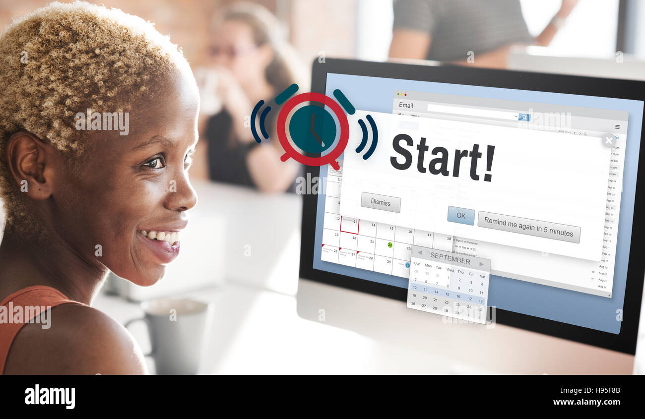 Start Beginning Forward Startup Launch First Activation Concept Stock ...