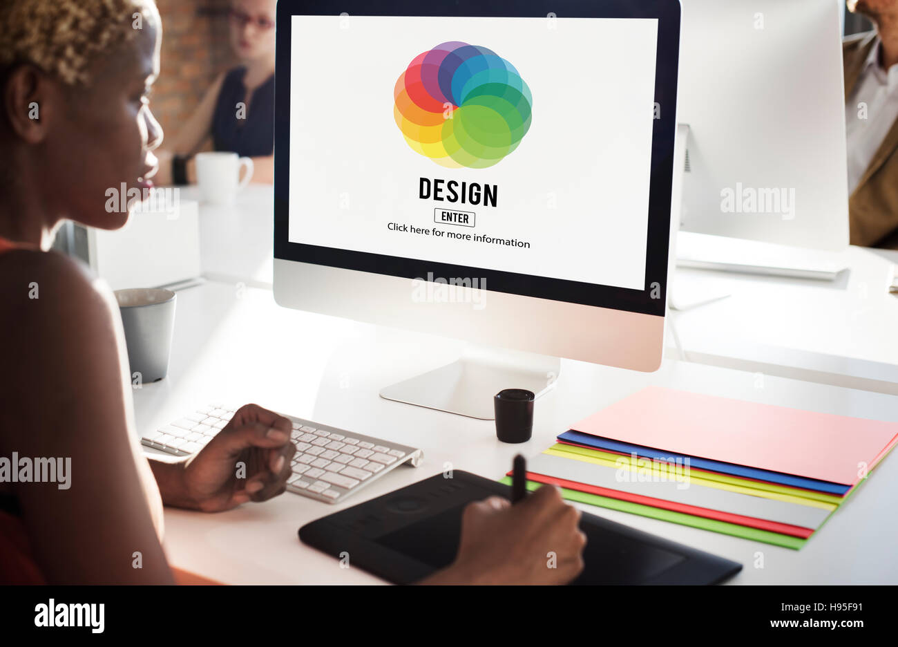 Design Color Wheel Interface Concept Stock Photo - Alamy