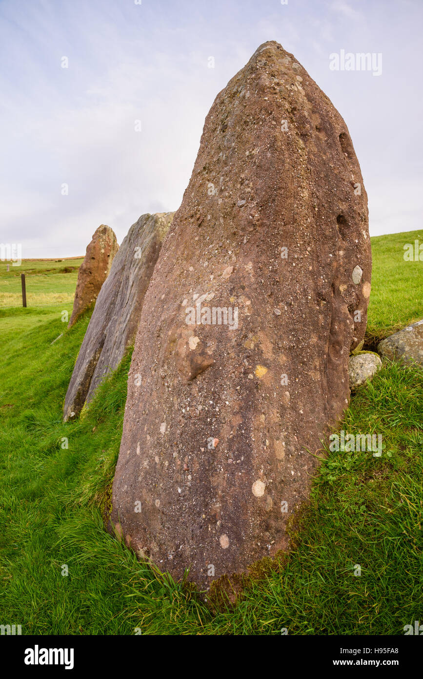 Auchagallon cairn, ancient burial cairn / stone circle, Isle of Arran ...