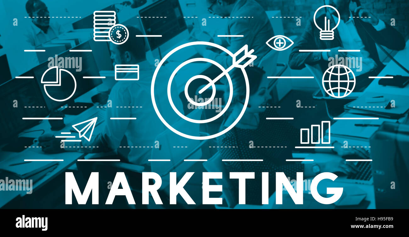 Marketing Advertising Commercial Strategy Concept Stock Photo - Alamy