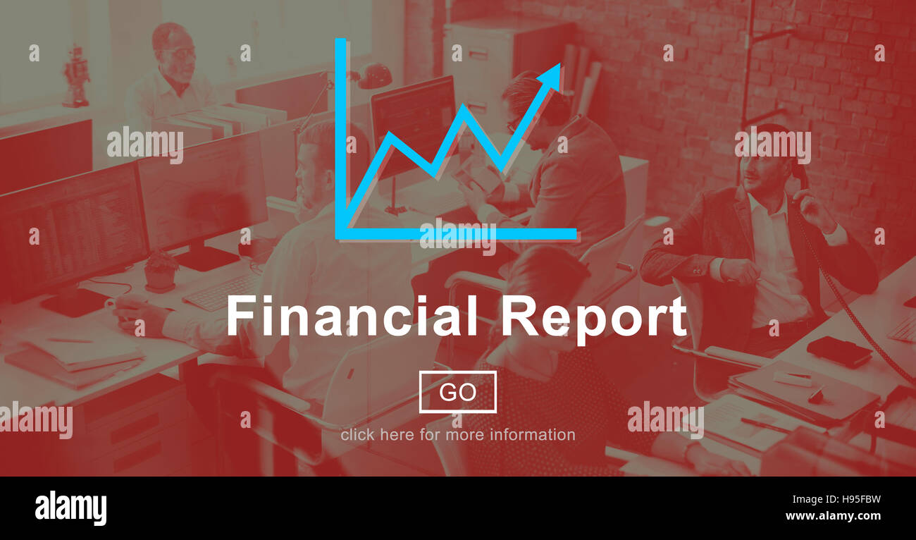 Financial Report Finance Record Online Concept Stock Photo - Alamy