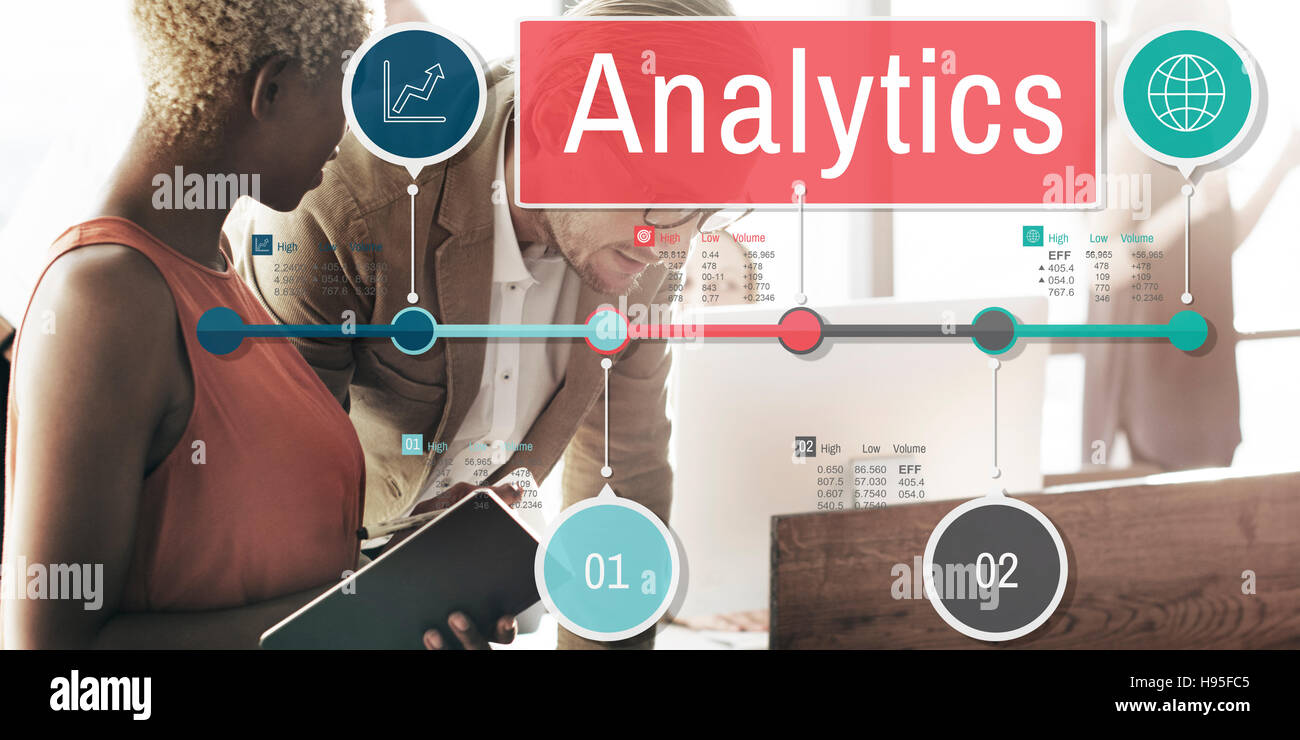 Analytics Analysis Insight Connect Data Concept Stock Photo - Alamy