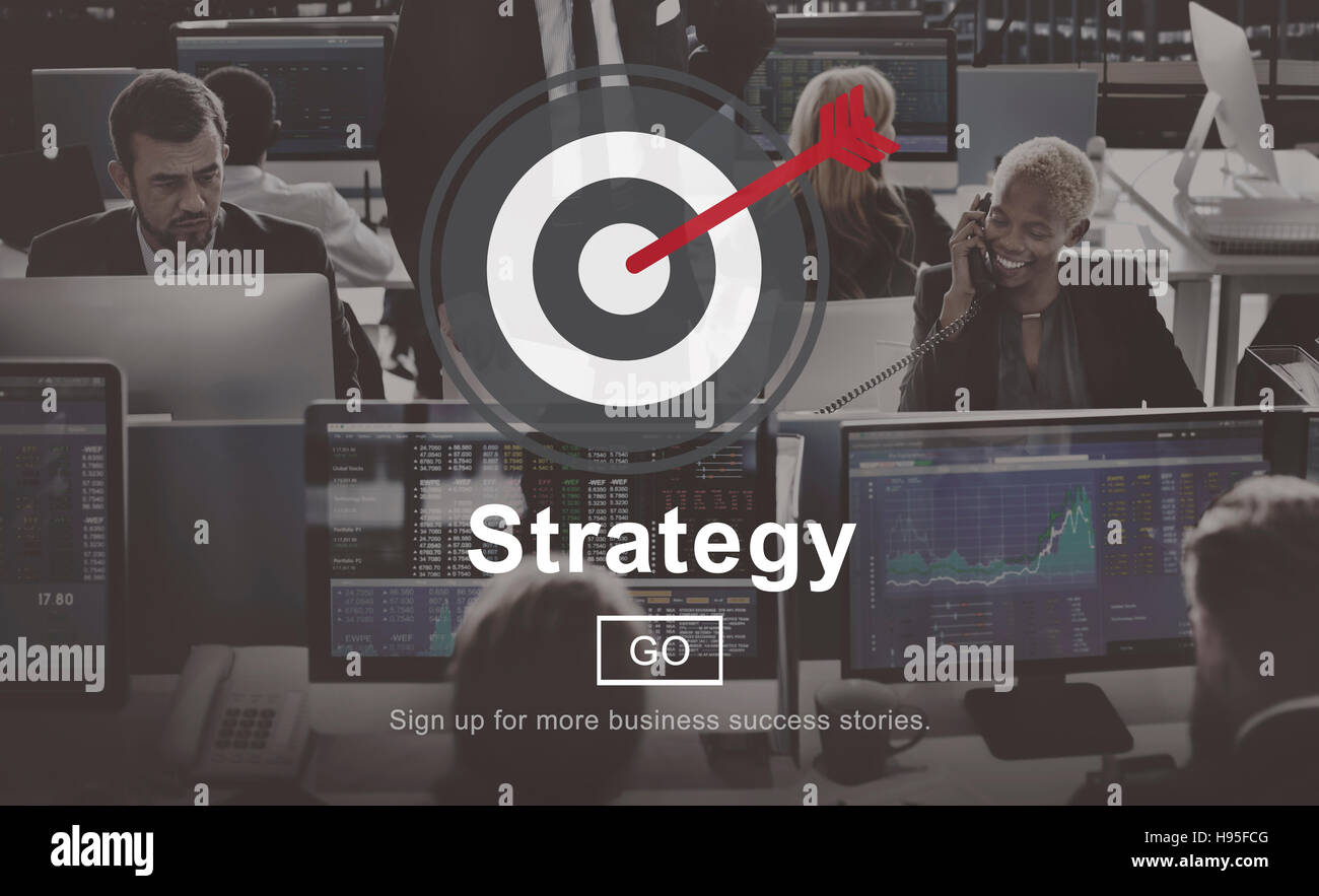 Strategy Analysis Mission Goals Strategic Concept Stock Photo - Alamy