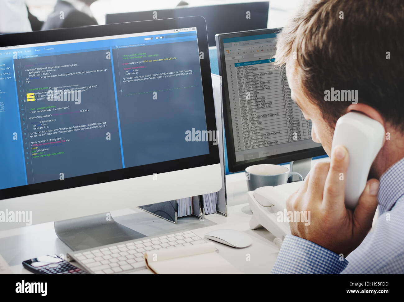Software Programming Web Development Concept Stock Photo - Alamy
