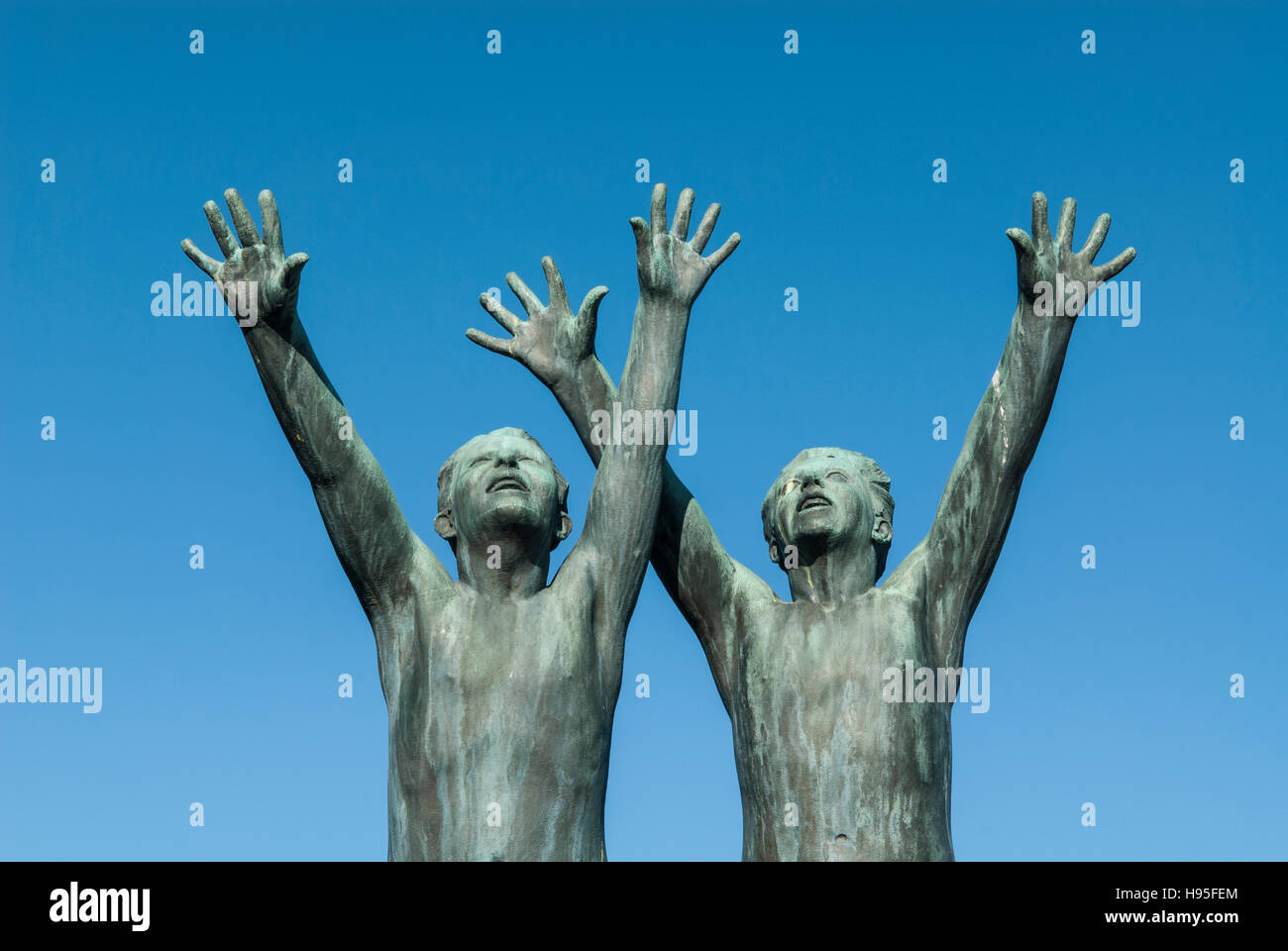 Frogner park sculptures Oslo Norway Stock Photo - Alamy