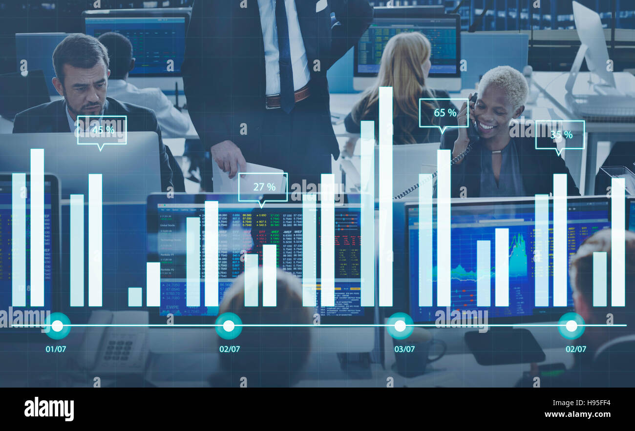 Analytics Report Status Information Analysis Chart Graph Concept Stock ...