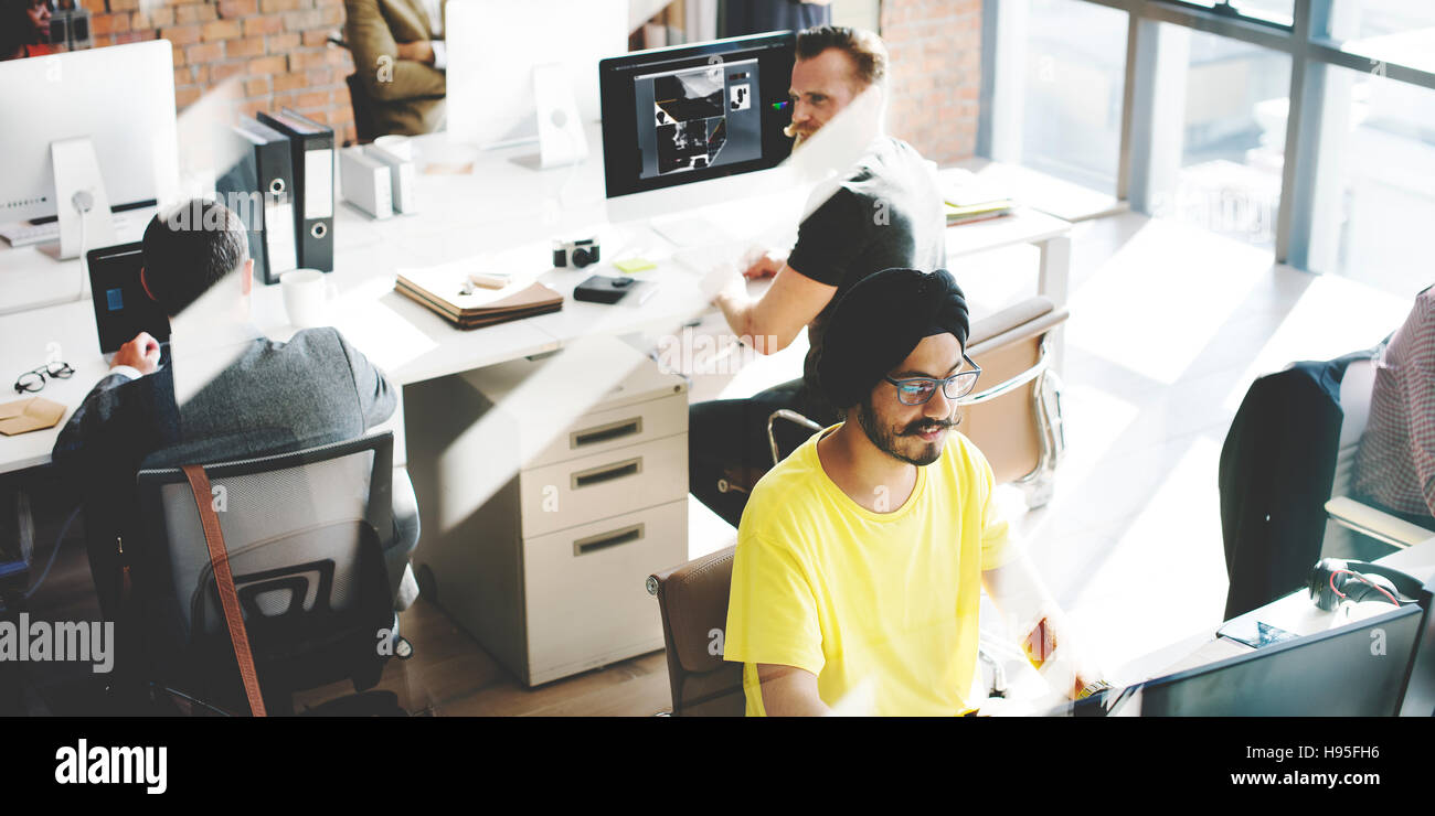 Contemporary Casual Corporate Office Support Concept Stock Photo - Alamy