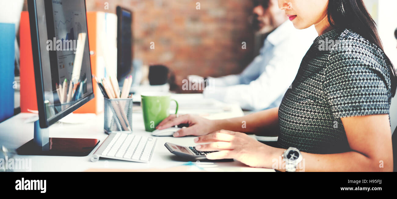 Business People Analysis Thinking Finance Growth Success Concept Stock ...