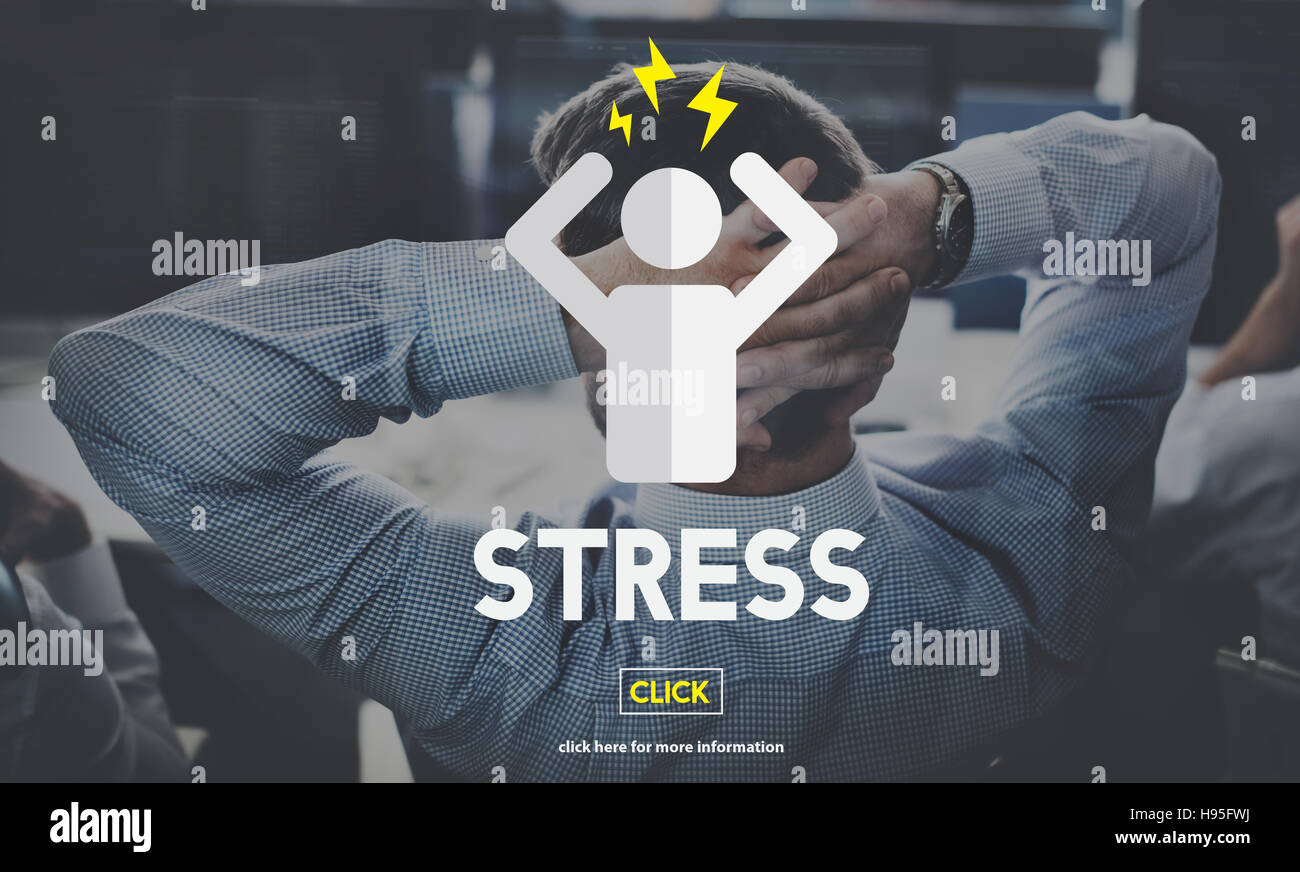 Stress Failure Depression Pressure Panic Concept Stock Photo - Alamy