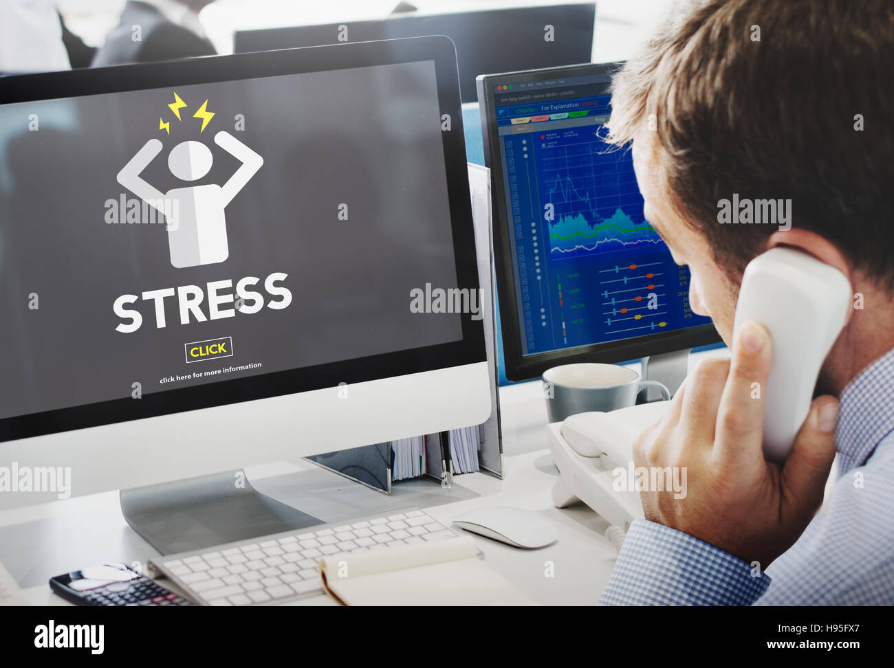 Stress Failure Depression Pressure Panic Concept Stock Photo - Alamy
