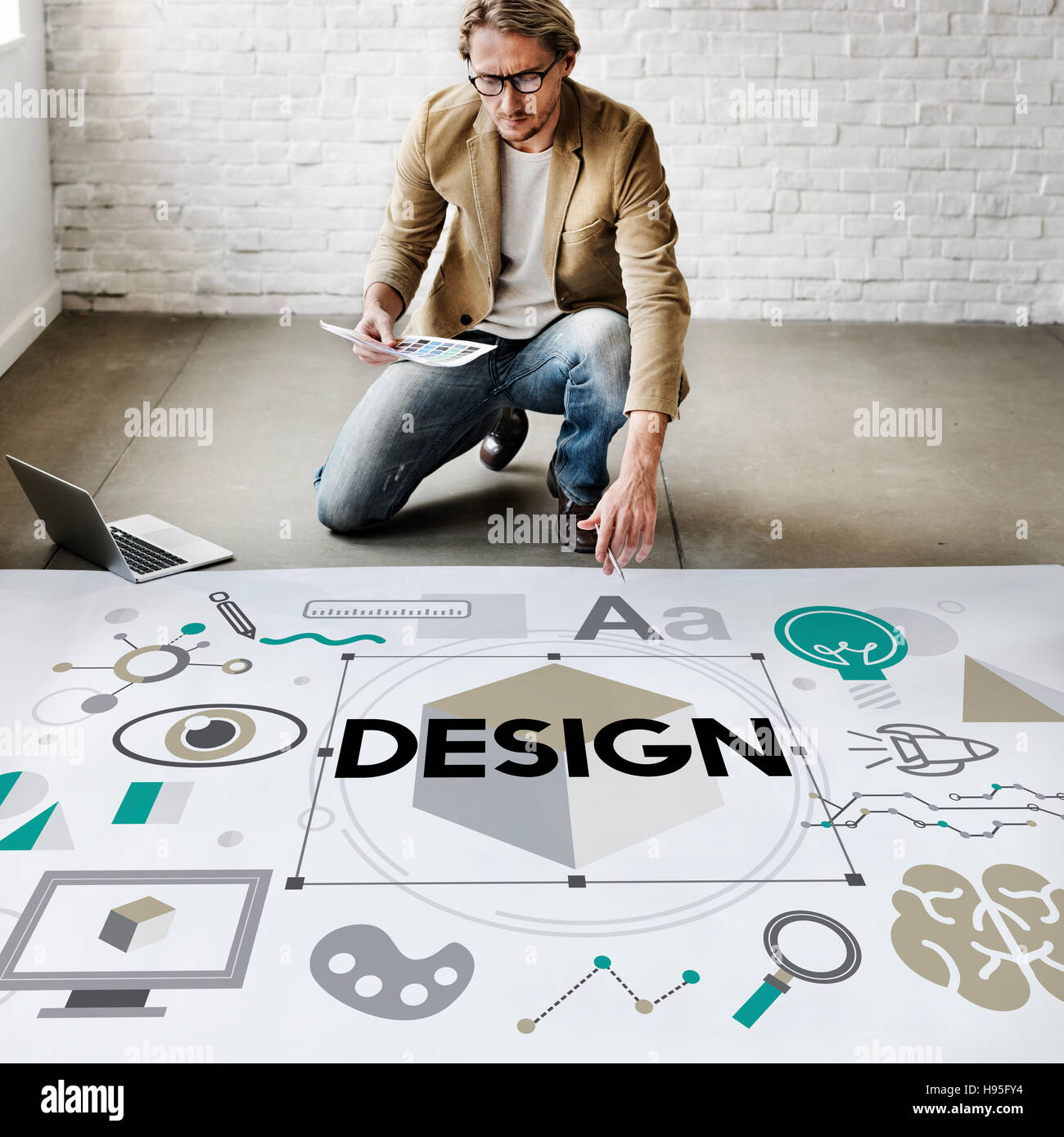 Design Ideas Creativity Artistic Concept Stock Photo - Alamy