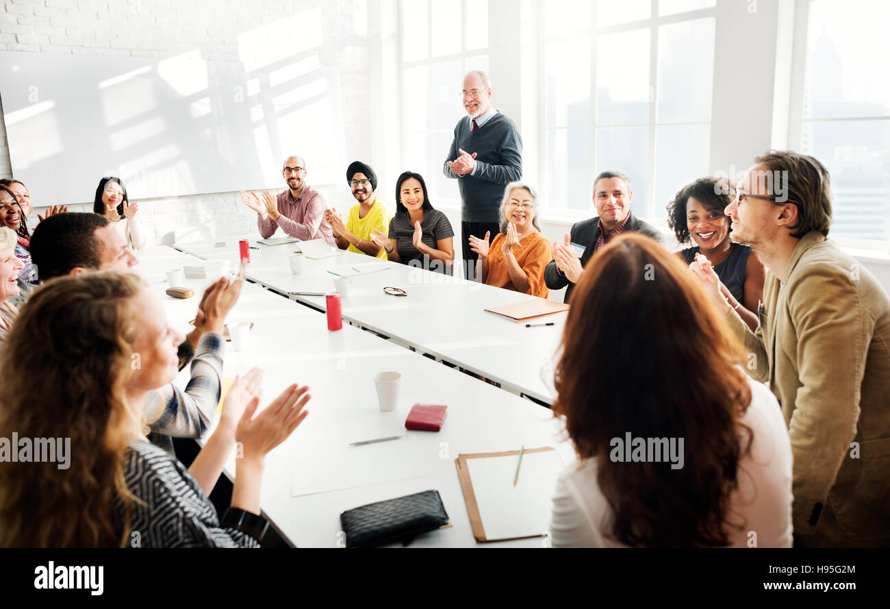 Meeting Discussion Talking Sharing Ideas Concept Stock Photo - Alamy
