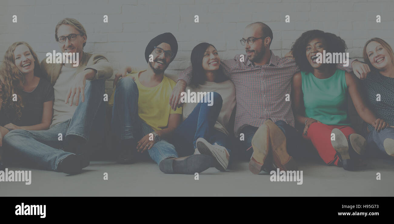 Friends Support Team Unity Friendship Concept Stock Photo - Alamy