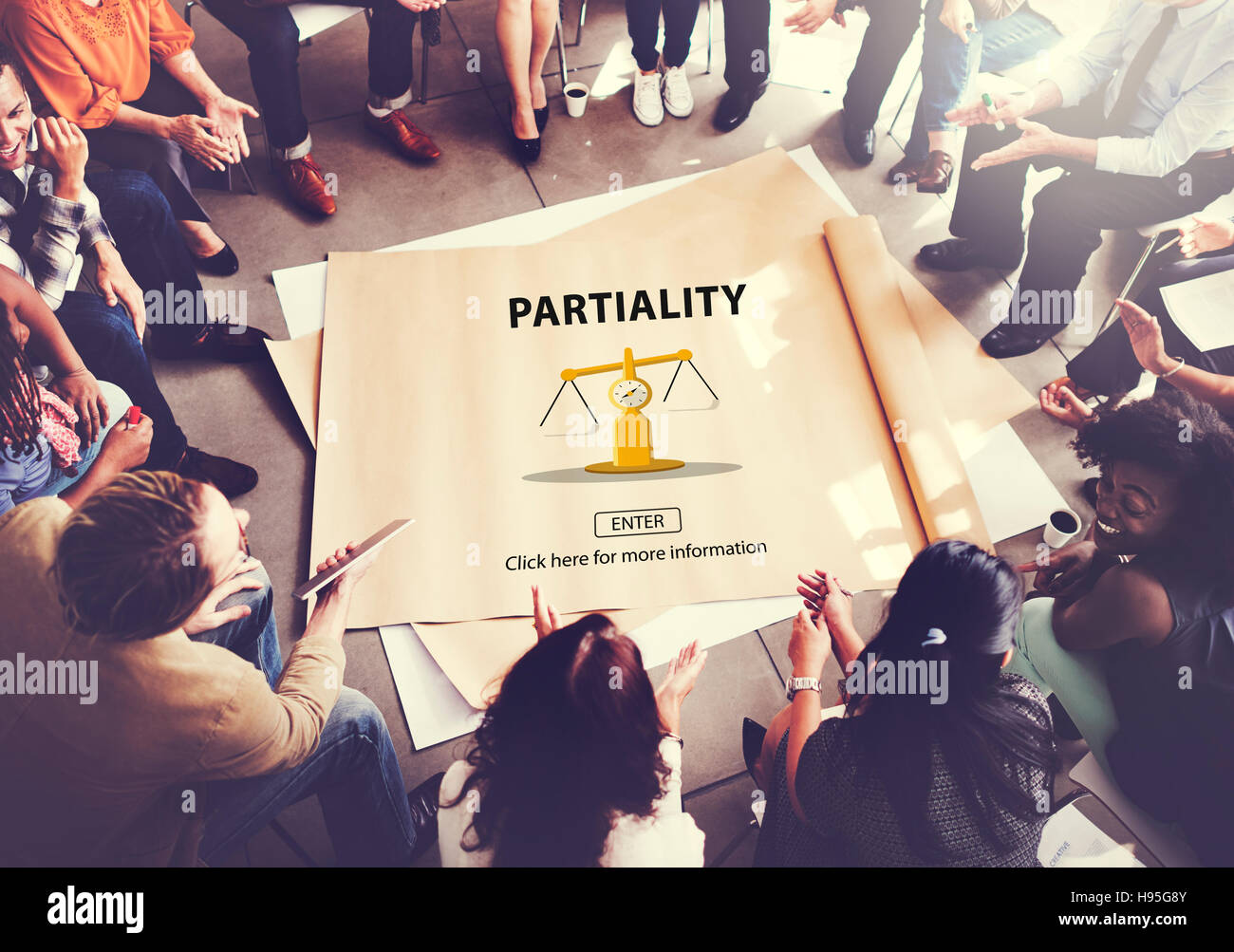 Partiality Prejudice Unfairness Help Victims Bias Concept Stock Photo ...