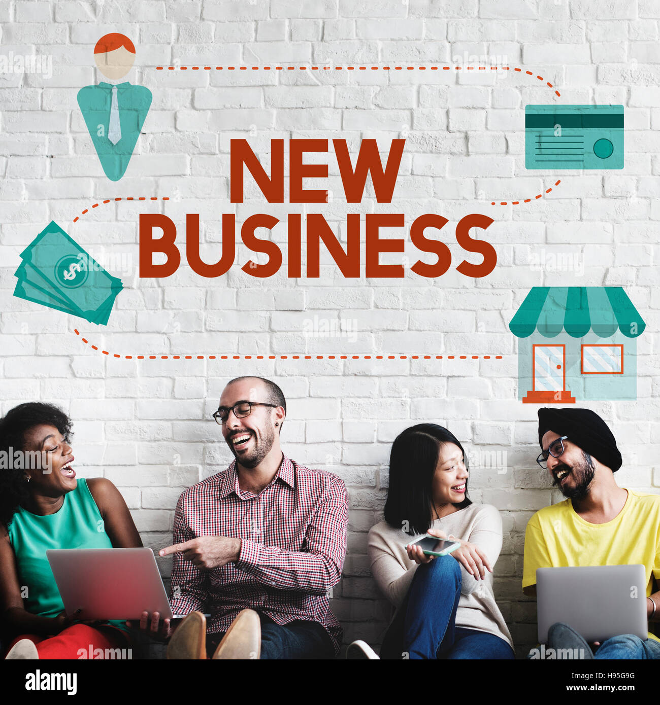 New Business Start up Fresh Ideas Vision Concept Stock Photo - Alamy