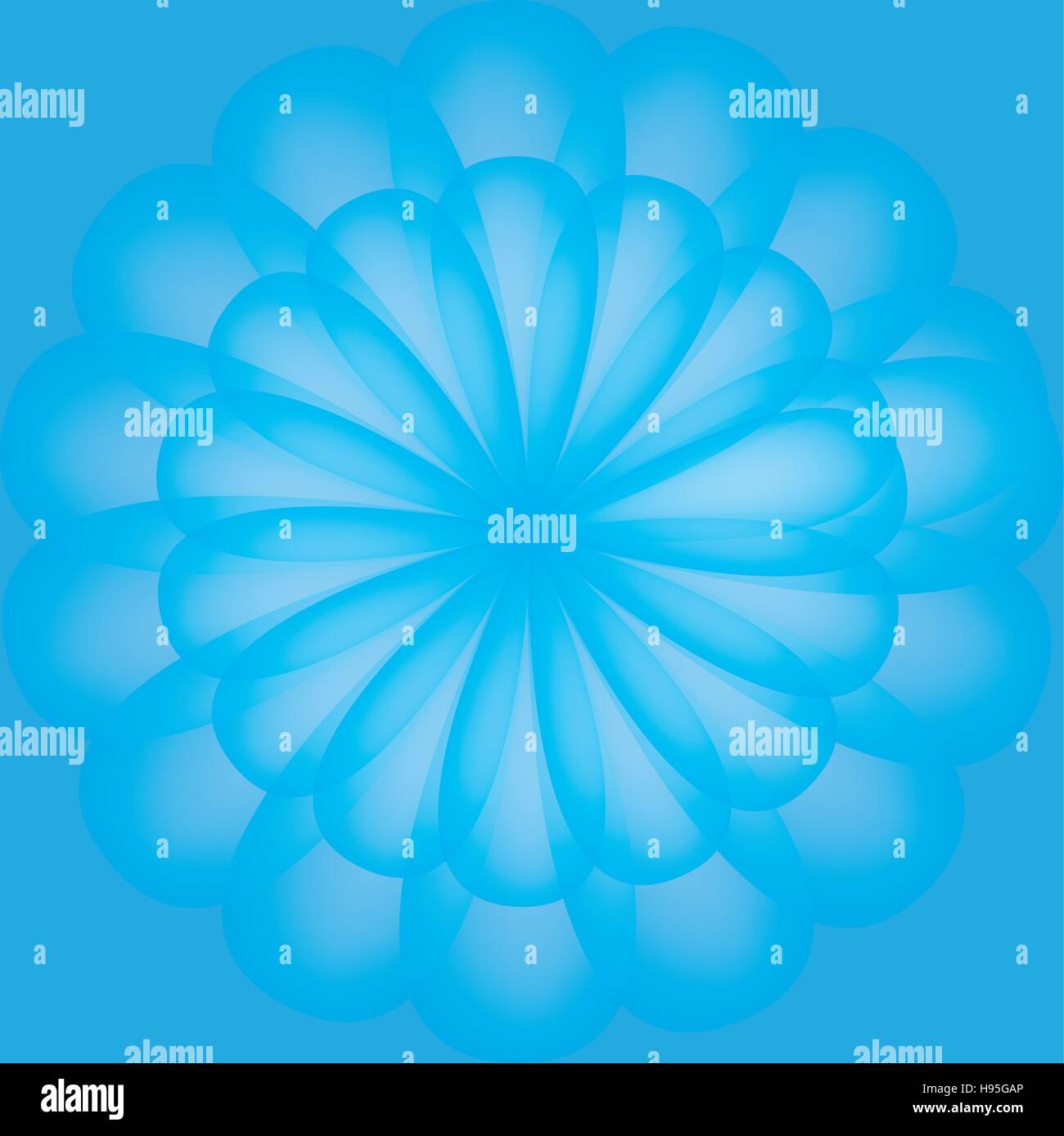 Abstract flower pattern blue color Stock Vector Image & Art - Alamy