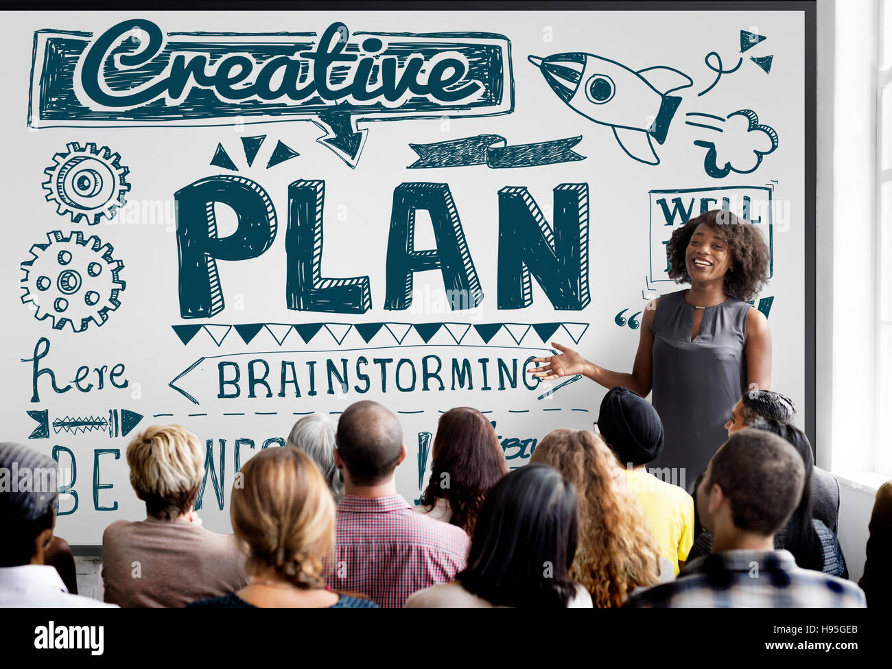 Creative Plan Planning Analysing Concept Stock Photo - Alamy