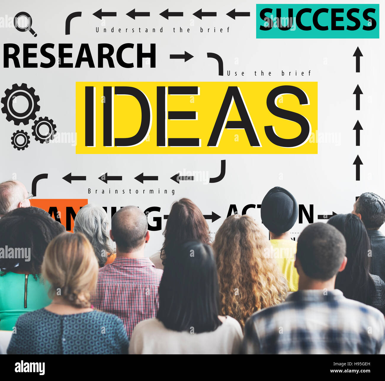 Ideas Success Research Planning Action Concept Stock Photo - Alamy