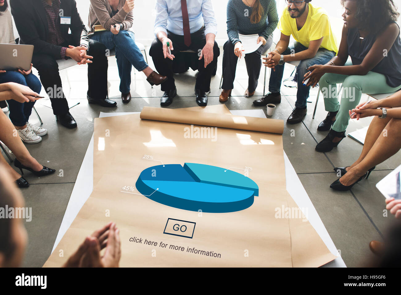 Data analysis pie chart interface hi-res stock photography and images ...