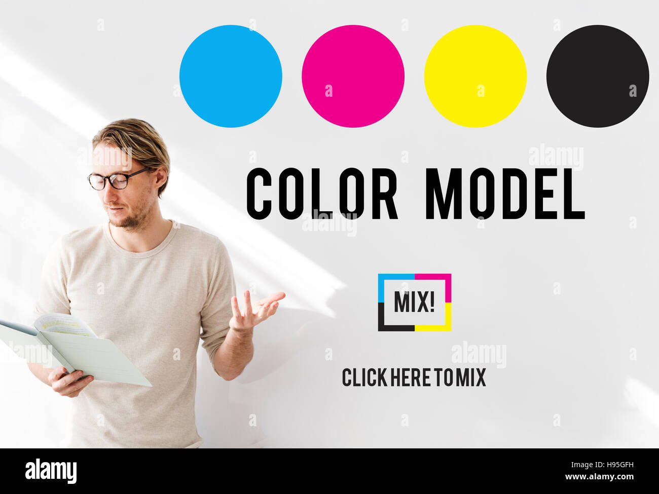 Color Design Model Art Paint Pigment Motion Concept Stock Photo - Alamy
