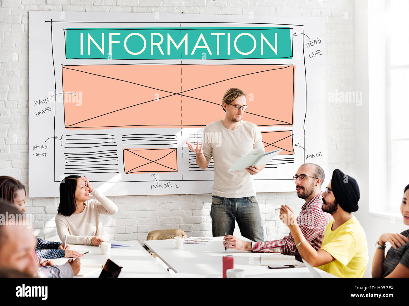 Information Content Data Statistics Details Info Concept Stock Photo ...
