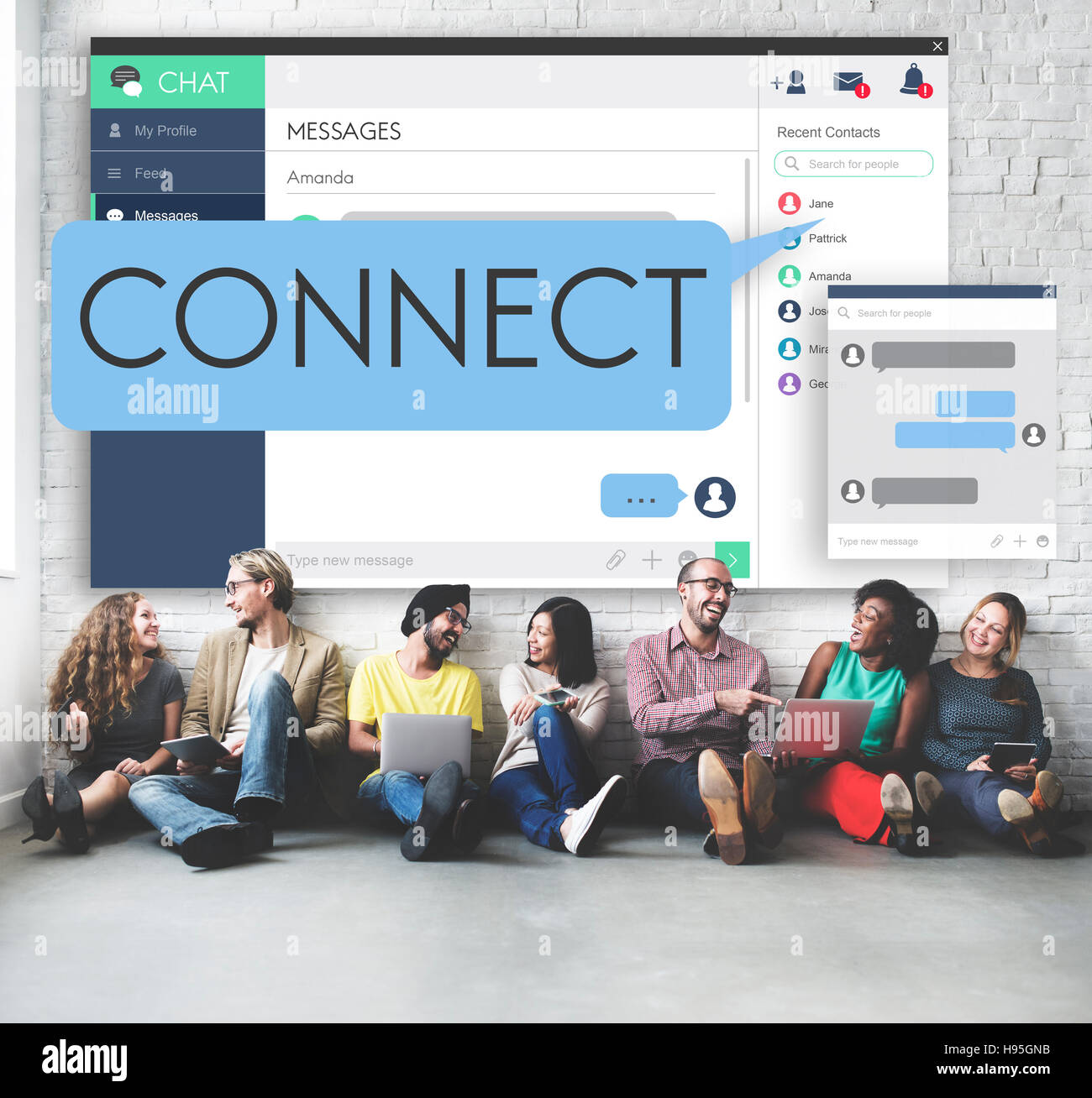 Connect Connection Access Network Join Link Concept Stock Photo - Alamy
