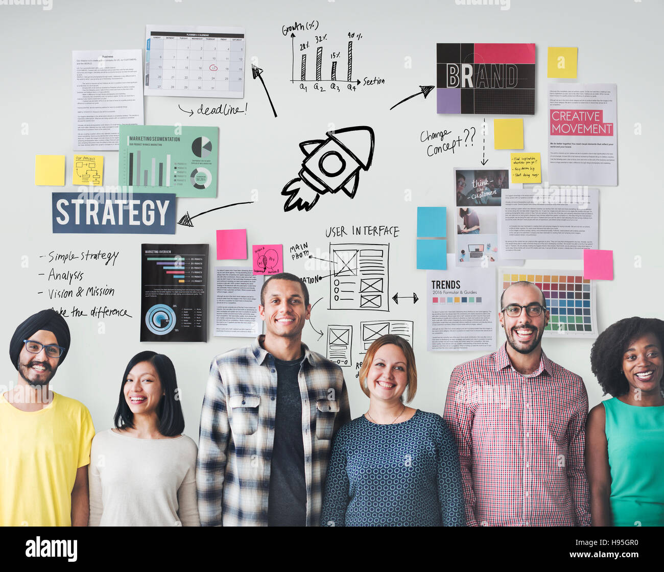 Plan Planning Strategy Bysiness Ideas Concept Stock Photo - Alamy