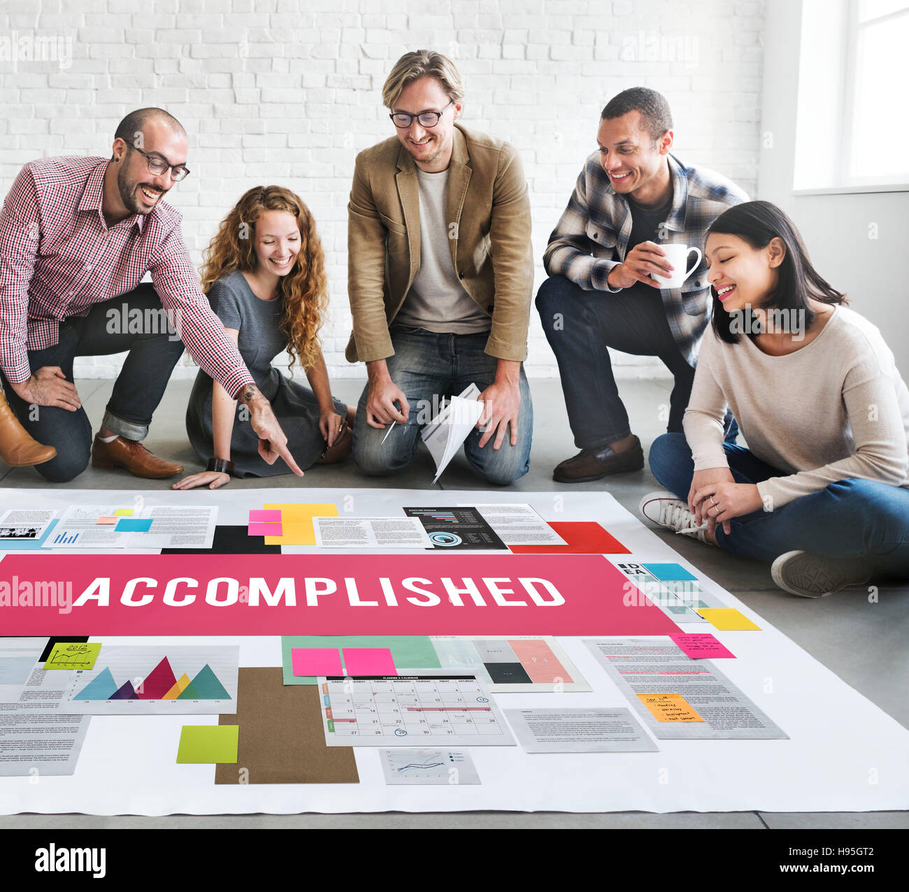 Accomplished Achieve Development Excellence Concept Stock Photo - Alamy