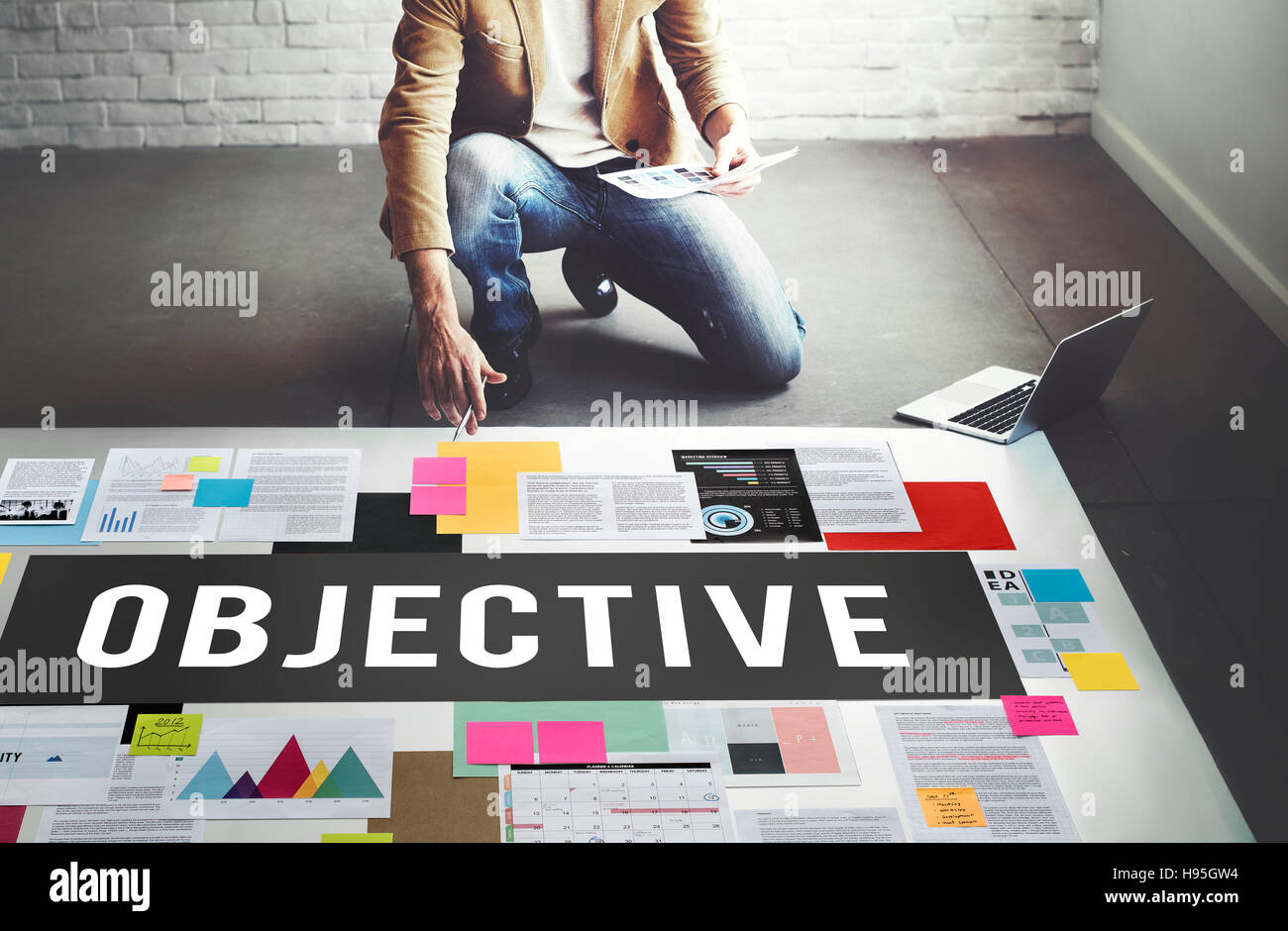 Objective Development Intention Purpose Vision Concept Stock Photo - Alamy