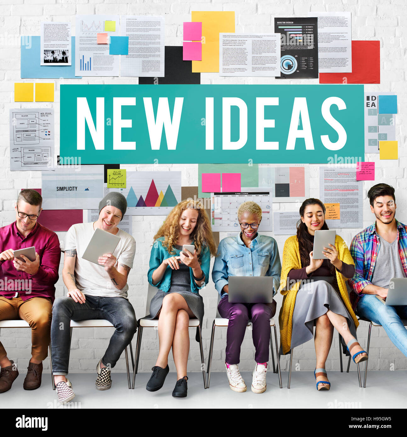 New Ideas Design Objective Proposition Vision Concept Stock Photo - Alamy