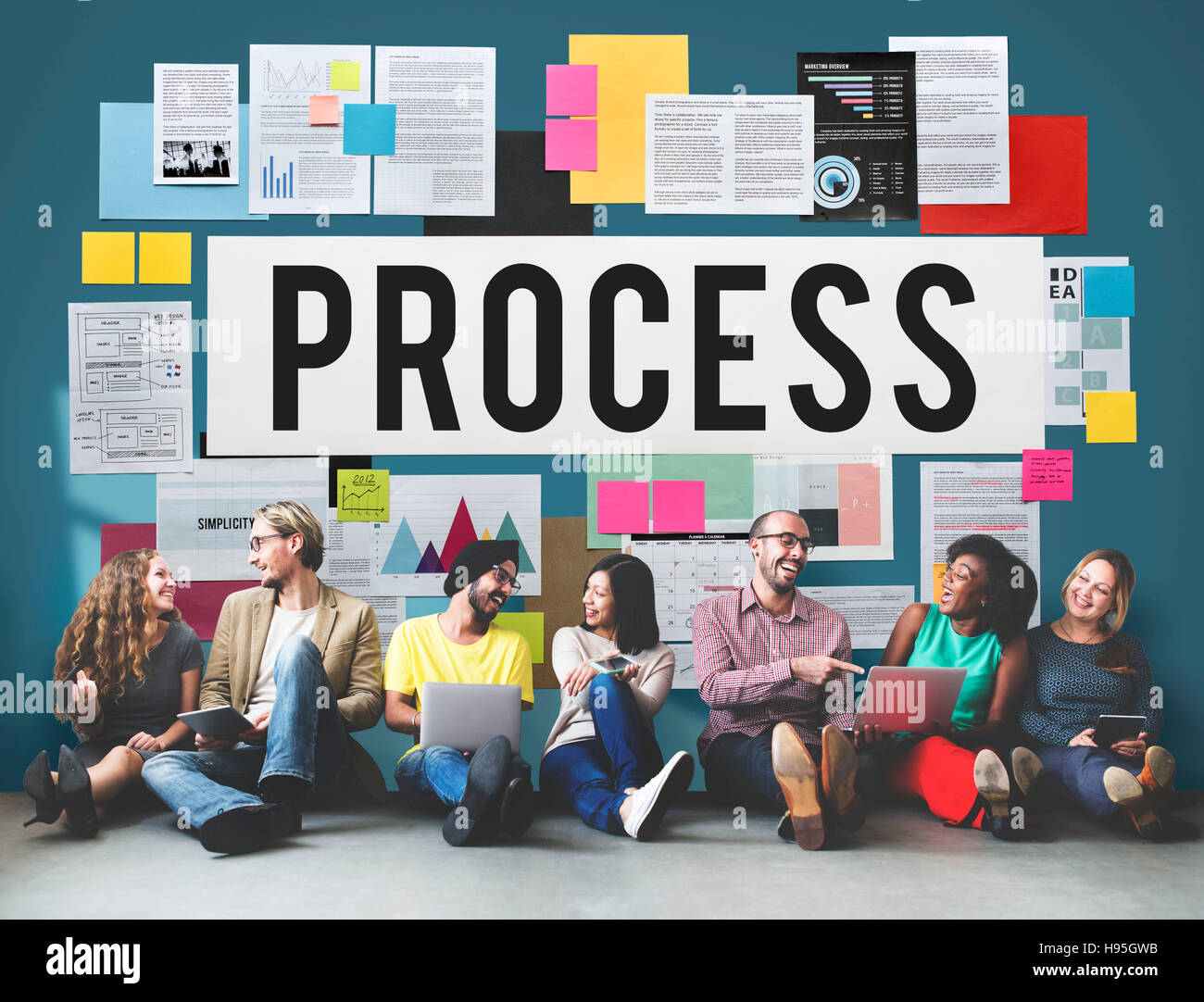 Process Activity Action Job Practice Steps System Concept Stock Photo ...