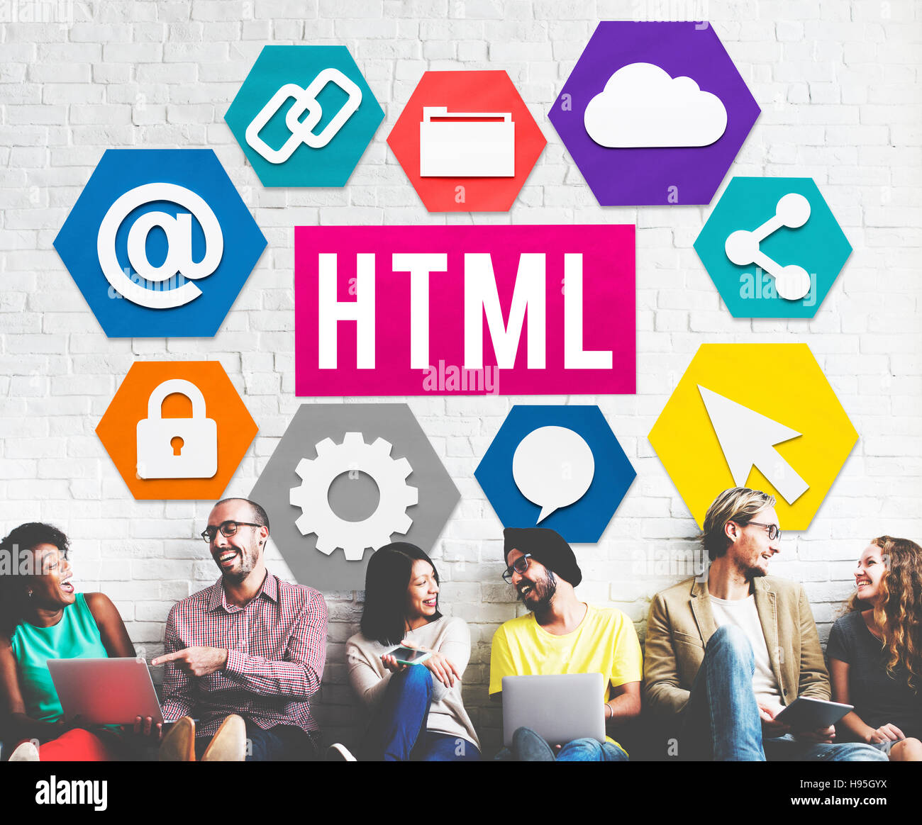 HTML Website Technology Homepage Concept Stock Photo - Alamy